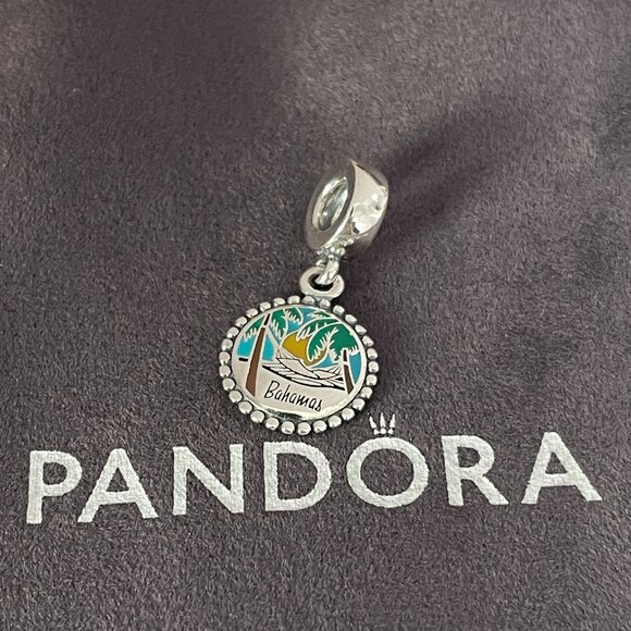Pandora | Jewelry | Pandora Bahamas Beach Coconut Trees Charm | Poshmark